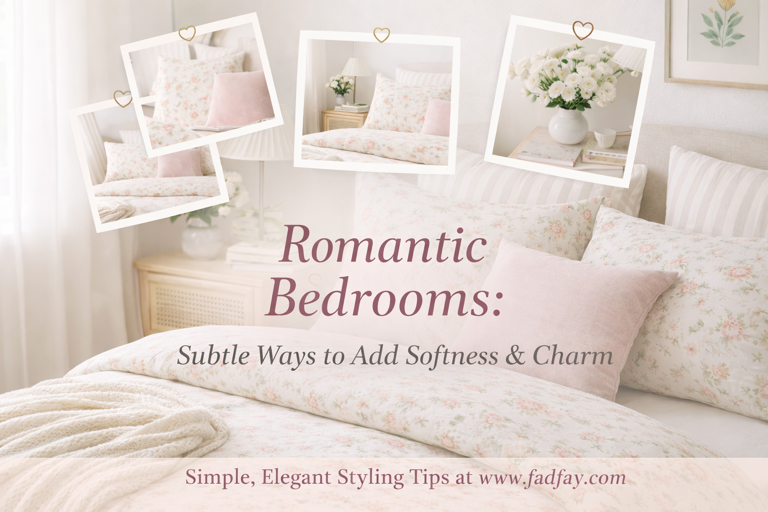 Romantic Bedrooms: Subtle Ways to Add Softness and Charm – FADFAY