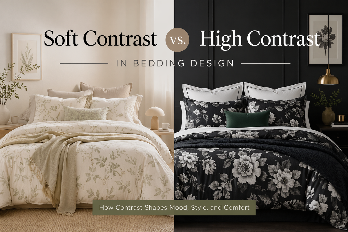 Soft Contrast vs. High Contrast in Bedding Design – FADFAY