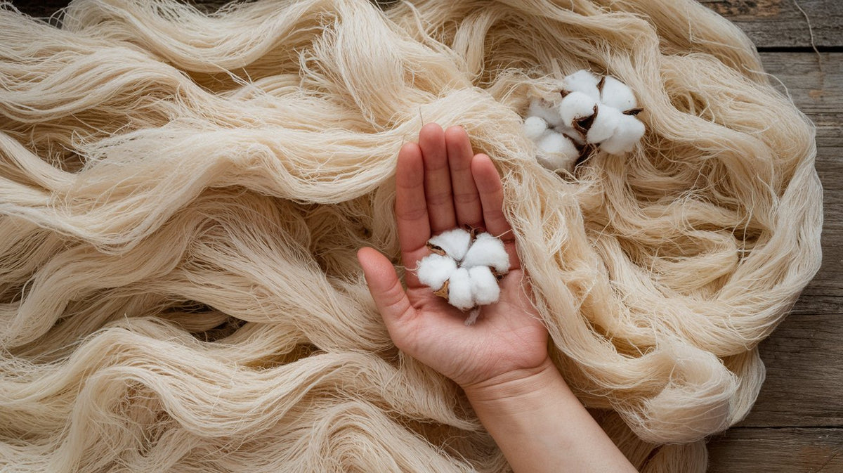 Organic Raw Cotton Fiber - Natural Color – FADFAY