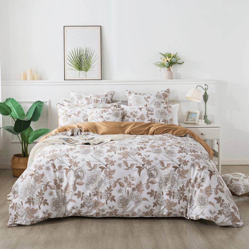 Elegant Peony Duvet Cover Set - Luxury Bedding – FADFAY